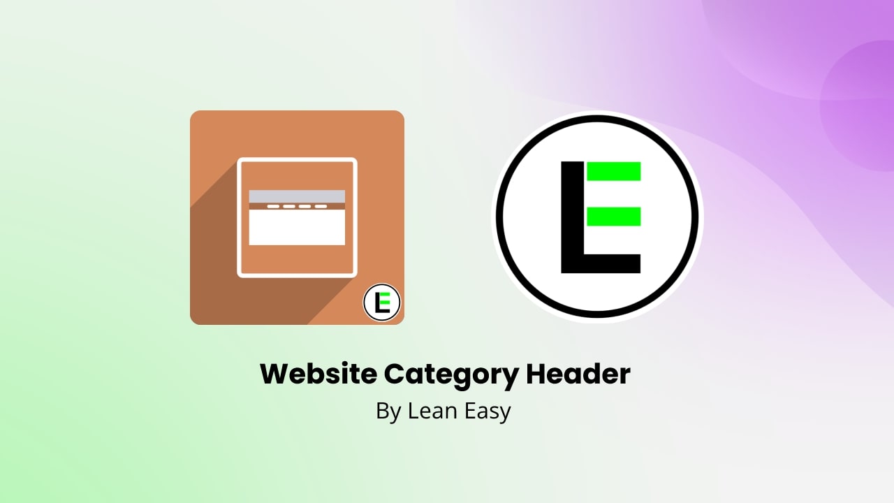 Display Your Website Product Categories in a Header on Odoo | Lean Easy