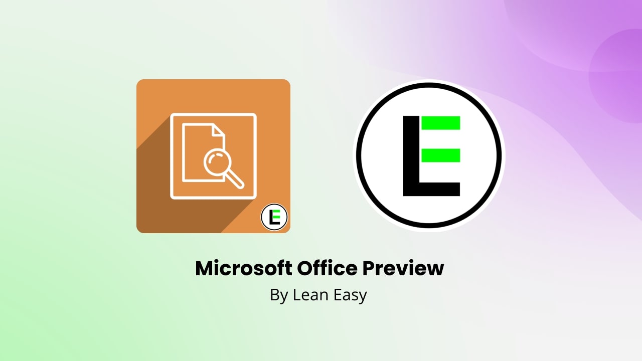 Preview Microsoft Office Files in Odoo | Lean Easy